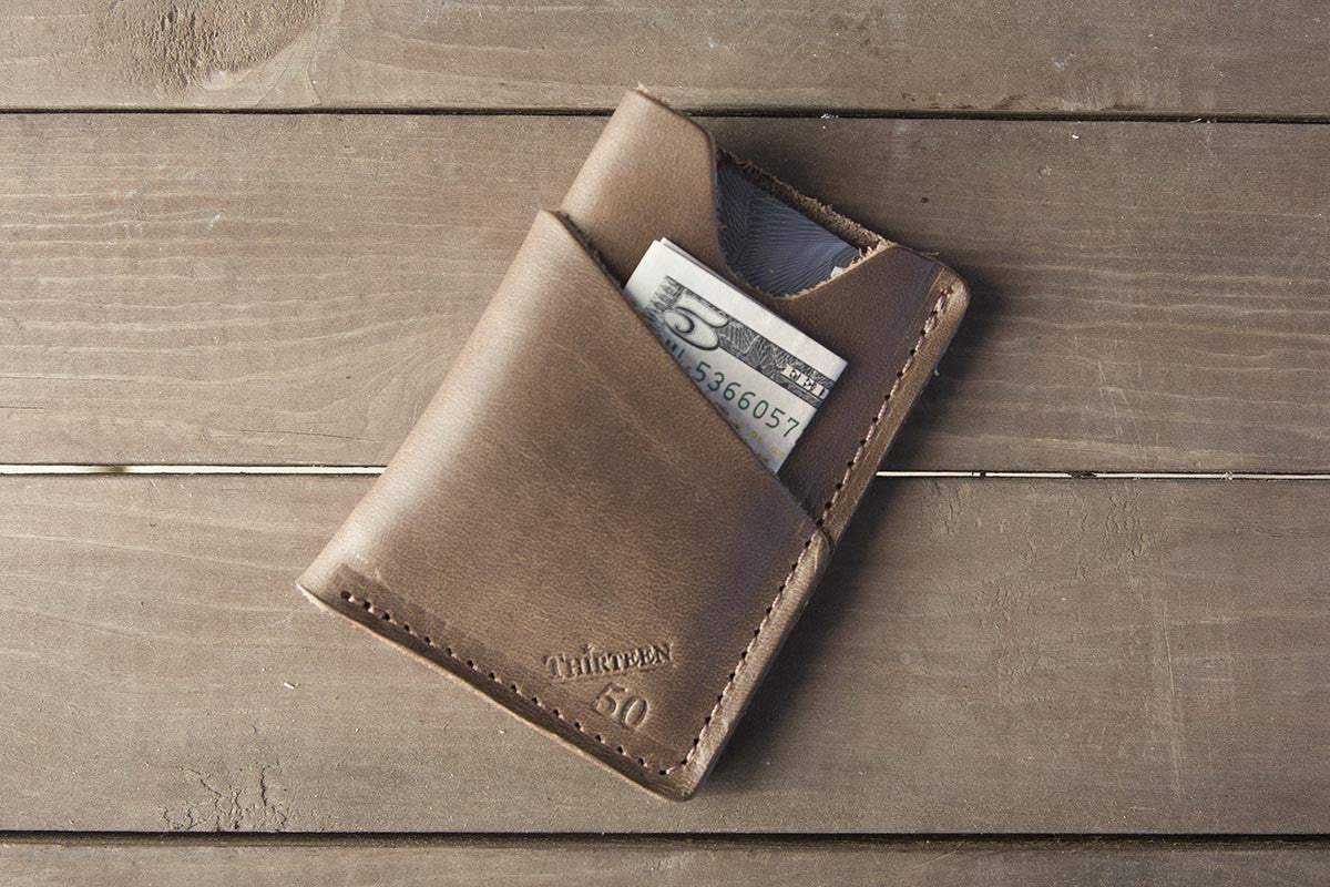Introducing the wrap around card wallet – Thirteen50 Leather