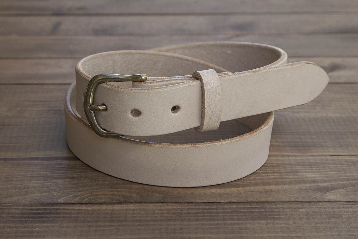 Natural Leather Belt | 1.25