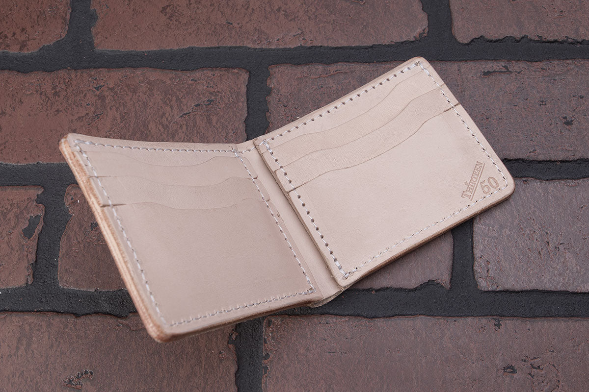 8 Pocket | Bifold Wallet | Natural – Thirteen50 Leather
