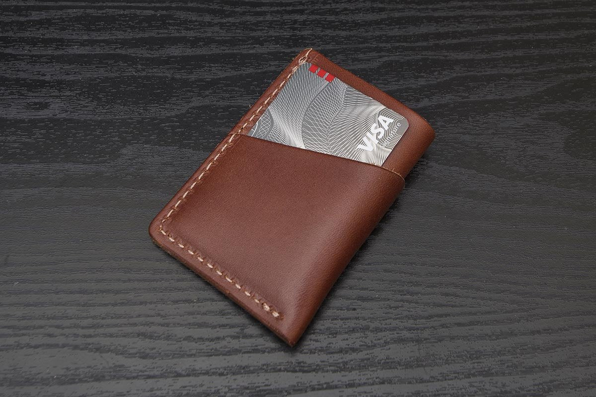 Wrap Minimalist Wallet | Brown – Thirteen50 Leather