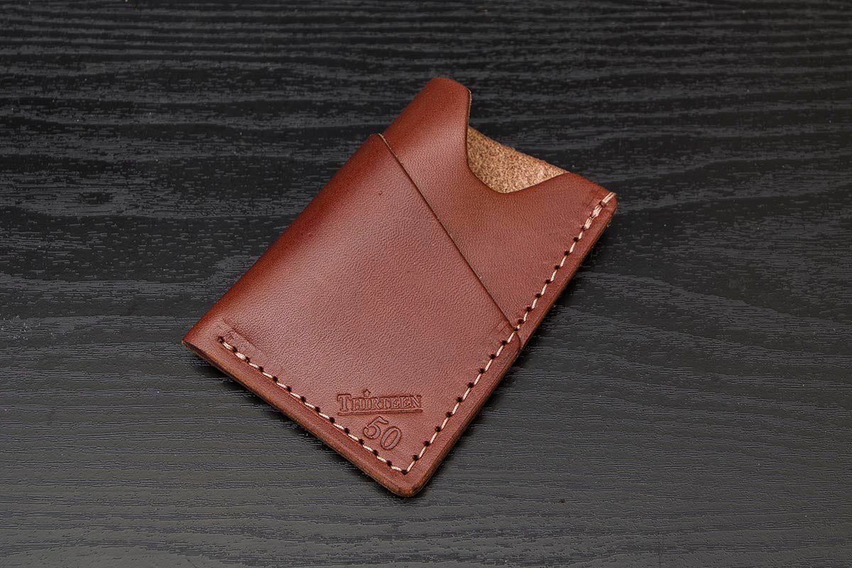 Wrap Minimalist Wallet | Brown – Thirteen50 Leather