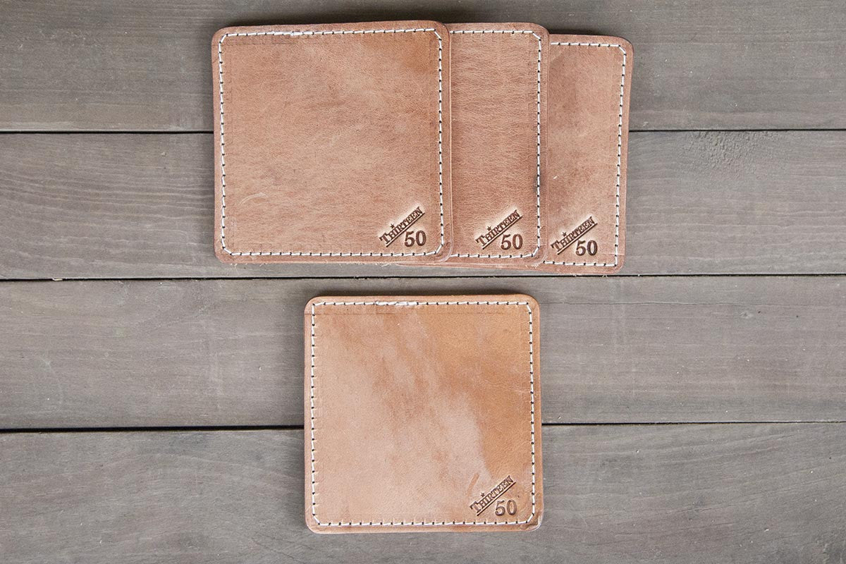 Leather Coasters | Laser Engraved Personalization (6 Colors ...