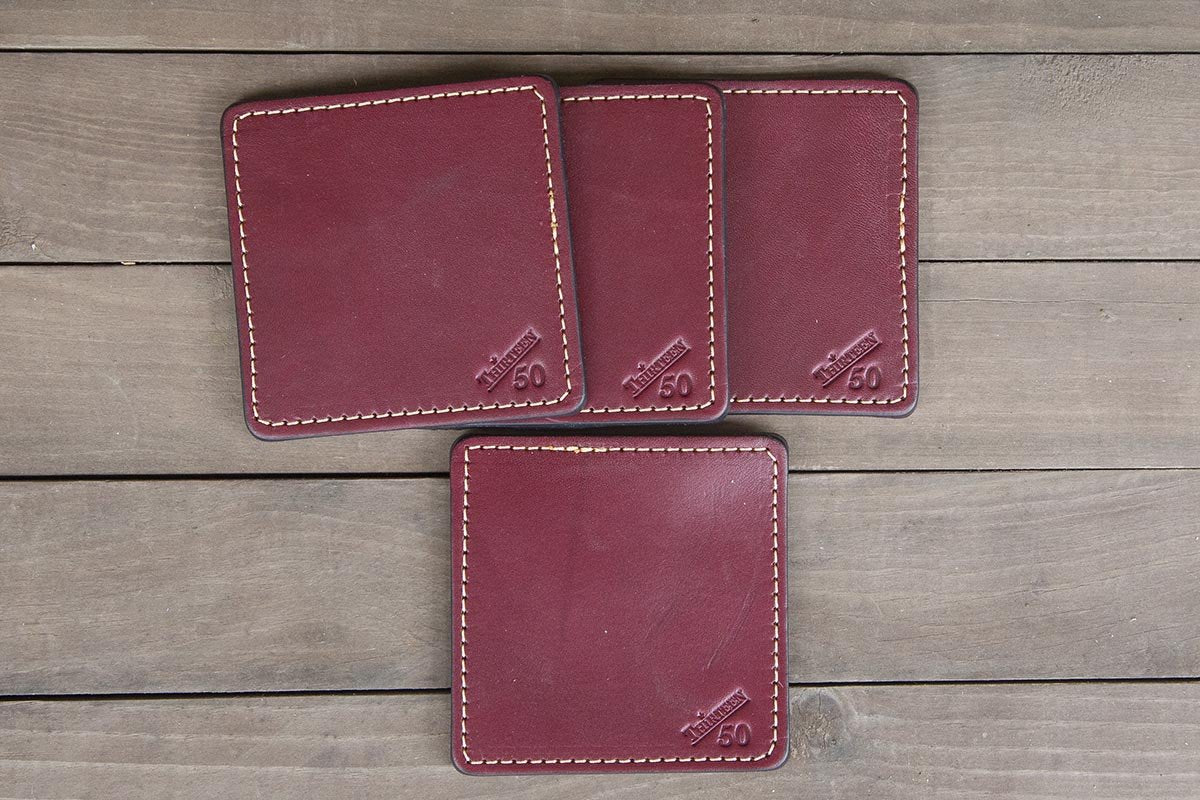 Leather Coasters | Laser Engraved Personalization (6 Colors ...