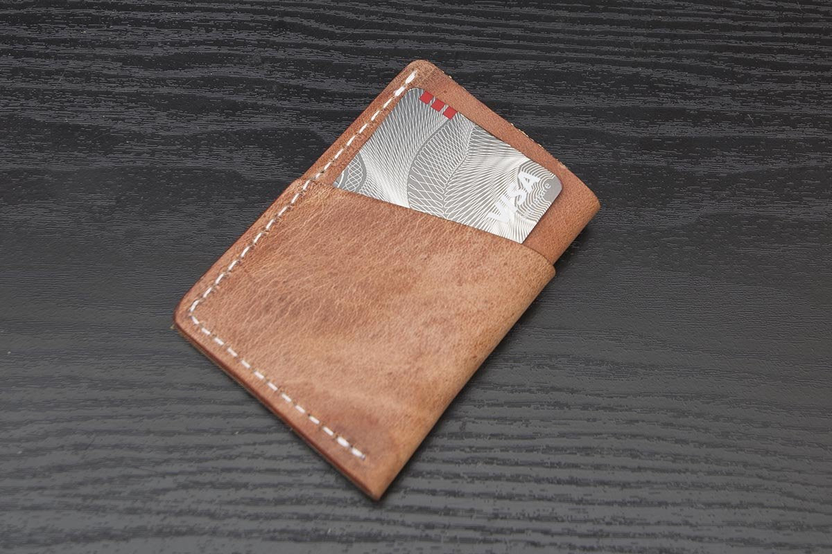 Wrap Minimalist Wallet | Old World Wrap – Thirteen50 Leather